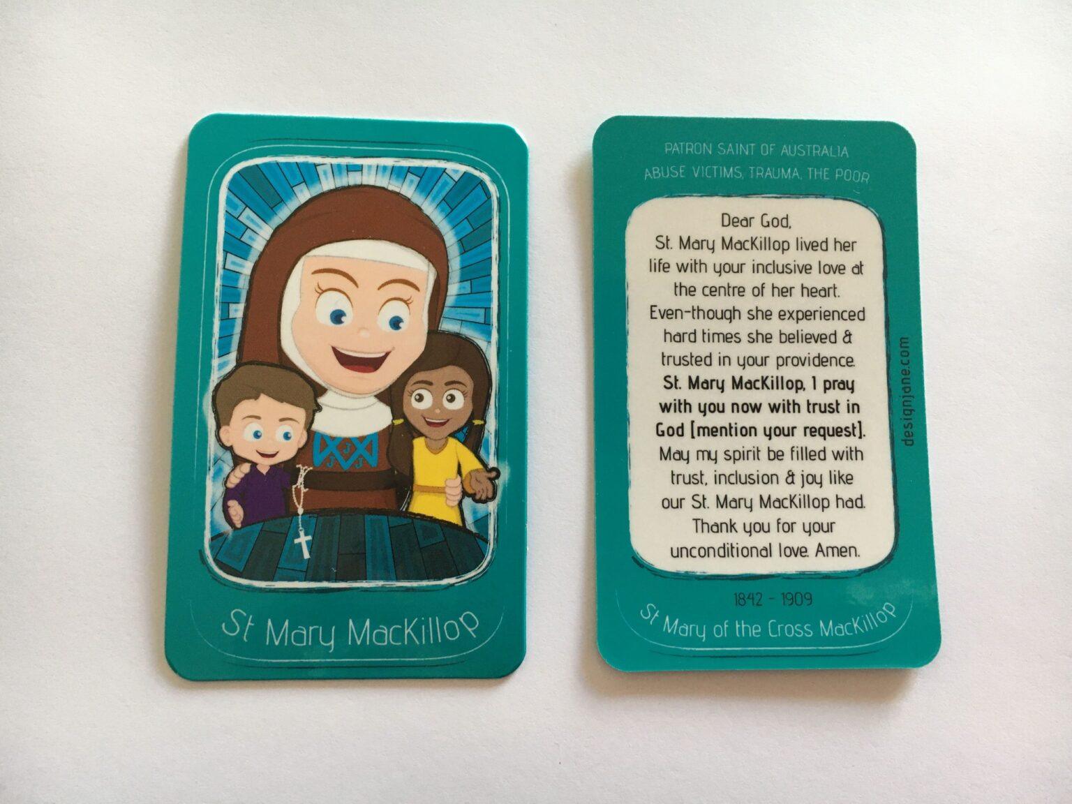 MMK Children's Prayer Card - Mary MacKillop